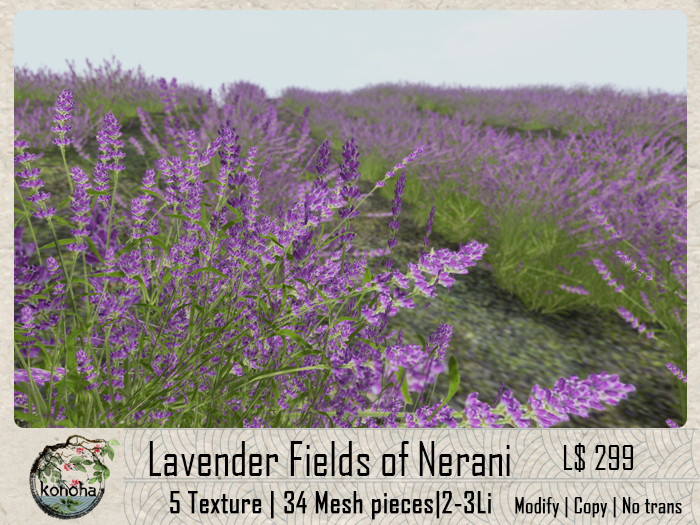 Second Life Marketplace - Konoha - Lavender fields of Nerani [vcp.006]