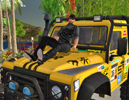 Second Life Marketplace - Leaning on the car Pose Package