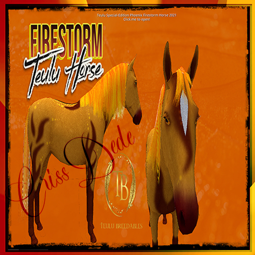 Second Life Marketplace - Teulu Special-Edition Phoenix Firestorm Horse ...