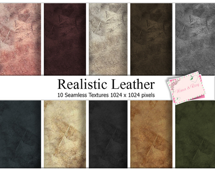 Second Life Marketplace - Realistic Leather - 10 Textures Seamless ...