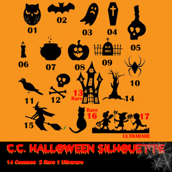 Second Life Marketplace - 17 C.C. Halloween Silhouette Happy Children ...