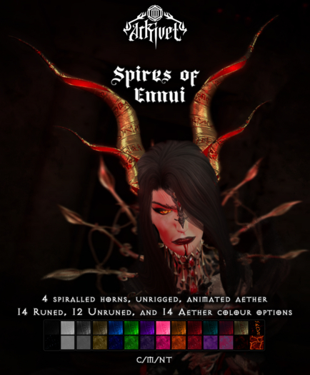 Second Life Marketplace - Arkhive :: Spires of Ennui