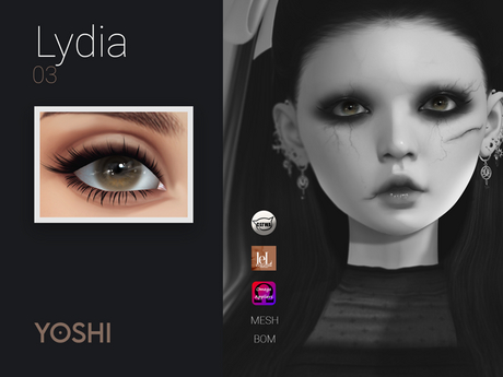 Second Life Marketplace - YOSHI - Lydia Eyes - Pack