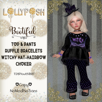 Second Life Marketplace - {LollyPosh} Bootiful - Witchy [Add Me]