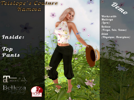 Second Life Marketplace - Telsiope's Couture Kamosa demo