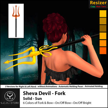 Second Life Marketplace - SaCaYa - Sheva Devil - Fork - Solid - Sun