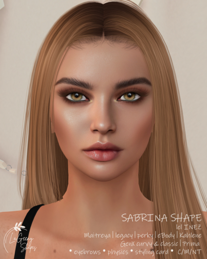 Second Life Marketplace - .:LGS :. [SABRINA] shape for Lelutka EvoX INEZ