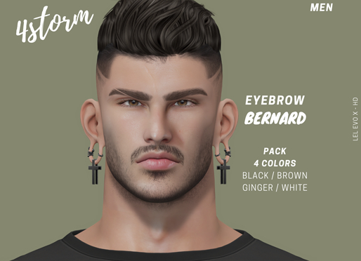 Second Life Marketplace - 4STORM - Bernard Eyebrow / Compatible HD LEL ...