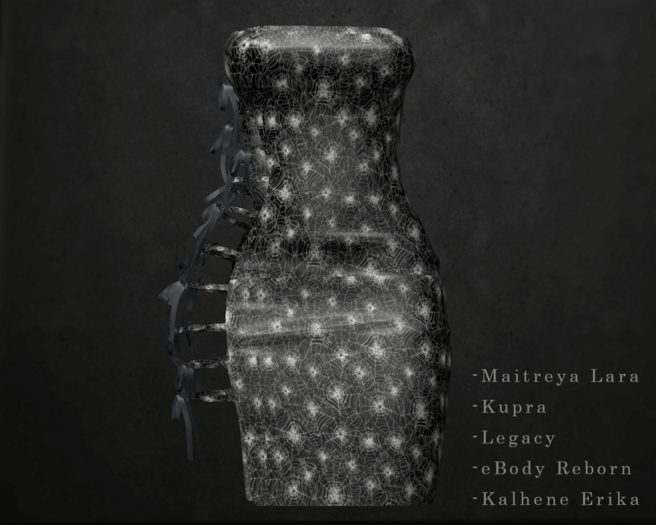 Second Life Marketplace - PROMO** Christina T. -Web Dress (+ Halloween ...