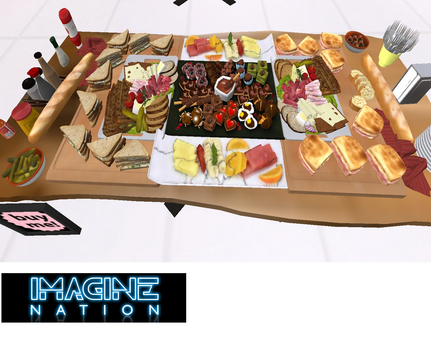 Second Life Marketplace - Imagine Finger Foods Buffet