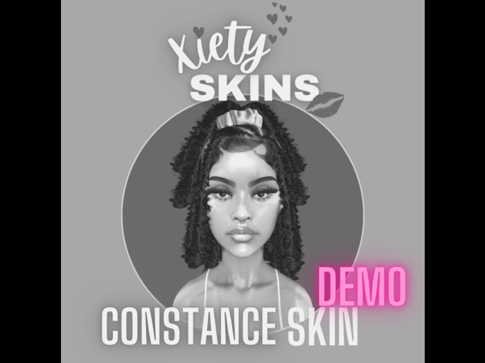 Second Life Marketplace - XIety Skins-Constance Demo (Genus/Bom)
