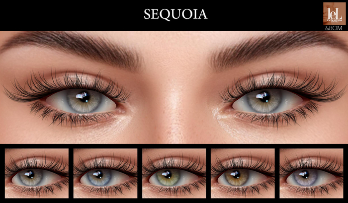 Second Life Marketplace - ::Sequoia:: Idyllic light eye set (LeLutka ...