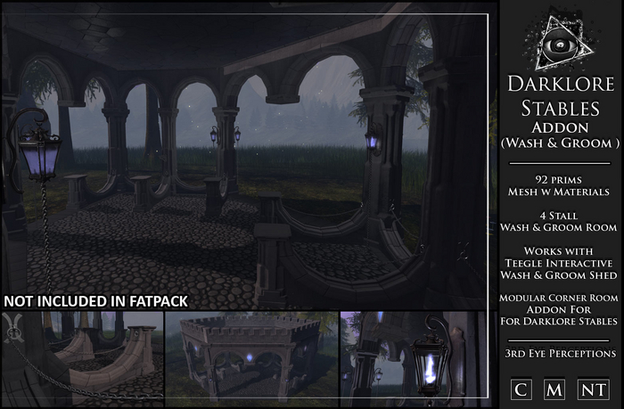 Second Life Marketplace - Darklore Stables (Wash & Groom ) Corner