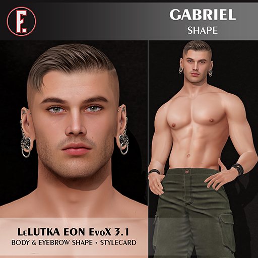 Second Life Marketplace - FURYO - GABRIEL SHAPE for LeL EvoX EON 3.1