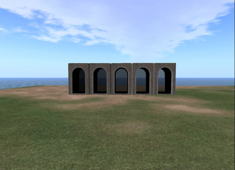 Second Life Marketplace - Simple shadowed archway- 1.5m by 3m footprint