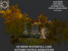 Second Life Marketplace - GD MESH WATERFALL LAKE AUTUMN COUPLE ANIMATIONS