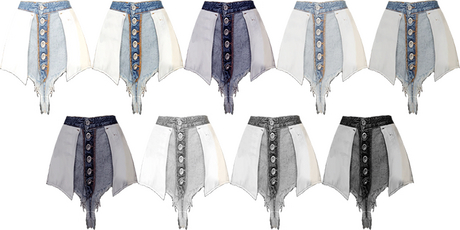 Second Life Marketplace - !C Lacy Shorts w.texture hud(BF-MAT-LEG-HG ...
