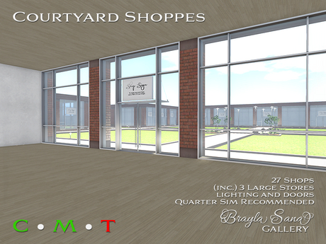 Second Life Marketplace - Easy Mall Instant Store Plaza Shops Shop Row