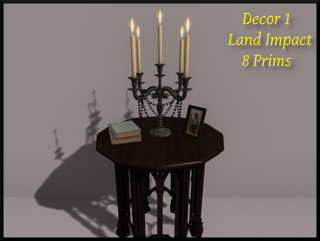 Second Life Marketplace - Angelic Gothic Side Table