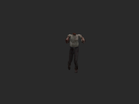 Second Life Marketplace - AniMesh Wandering Headless Zombie (box)