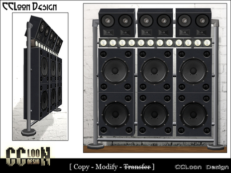 Second Life Marketplace - CCLoon Design - Stage Speaker Stack CCL007