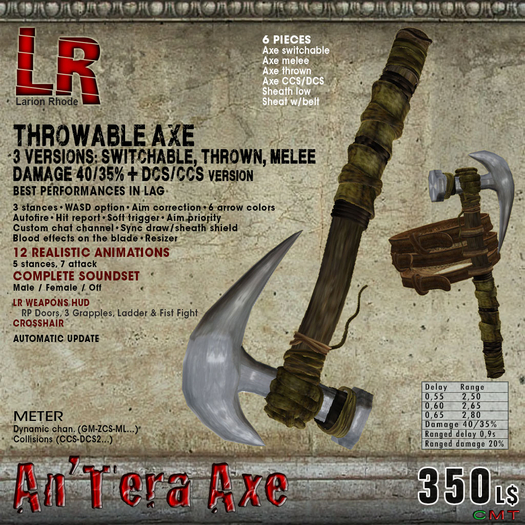 Second Life Marketplace - An'Tera Axe (box)