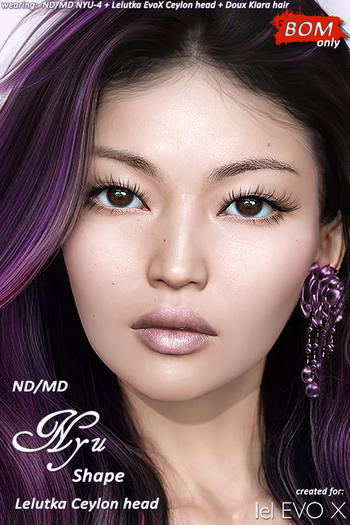 Second Life Marketplace - ND/MD NYU-Ceylon Shapes (Lelutka Ceylon)