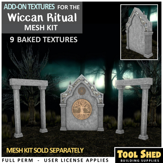 Second Life Marketplace - Tool Shed - Wiccan Ritual Add-On Textures ...