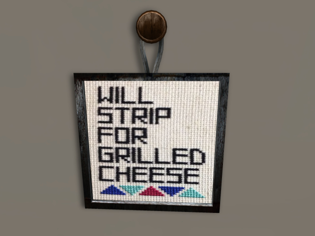 Second Life Marketplace - grilled cheese sign (Add & Click)