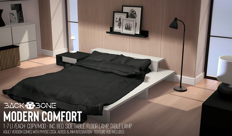 Second Life Marketplace - BackBone Modern Comfort - PG
