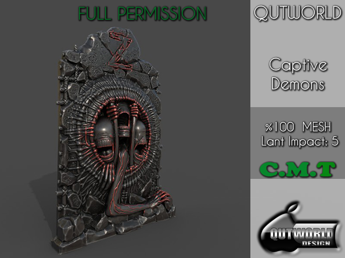 Second Life Marketplace - .::QUTWORLD Prisoner Demons::.FP
