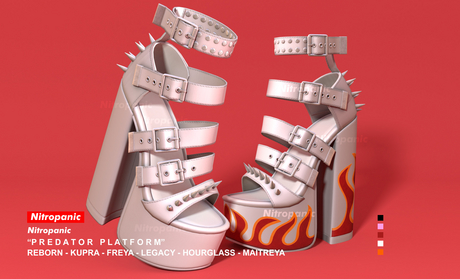 Second Life Marketplace - Nitropanic_Predator Platform WHITE (add)