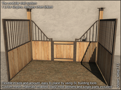 Second Life Marketplace - ME_Modular Stalls Standard