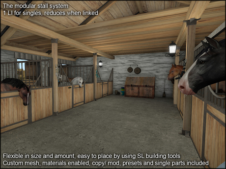 Second Life Marketplace - ME_Modular Stalls Standard
