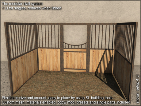 Second Life Marketplace - ME_Modular Stalls Simple
