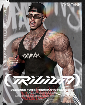 Second Life Marketplace - .:.: TRIVIUM :.:. GYM TANK-KARIO FLEX-ADMIRAL