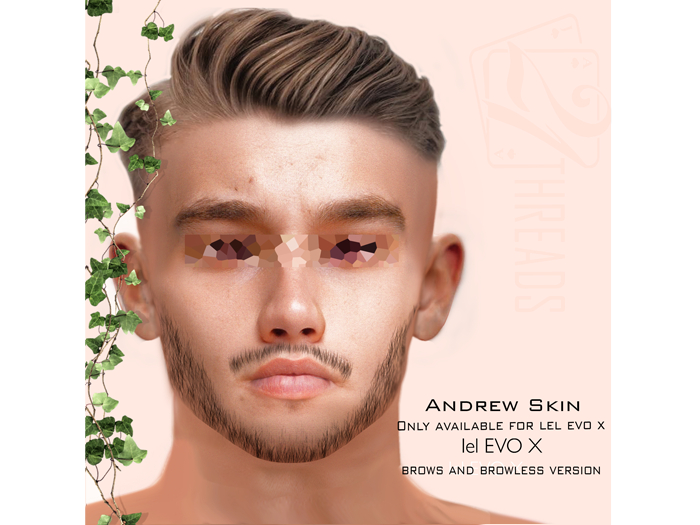 Second Life Marketplace - [21] Andrew Skin Hinti Lel Evo X