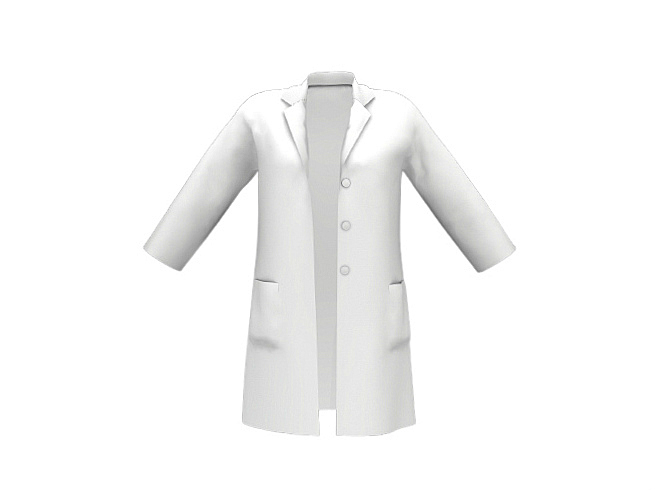 Second Life Marketplace - Women's Lab Coat - Doctor Coat - Fat Pack