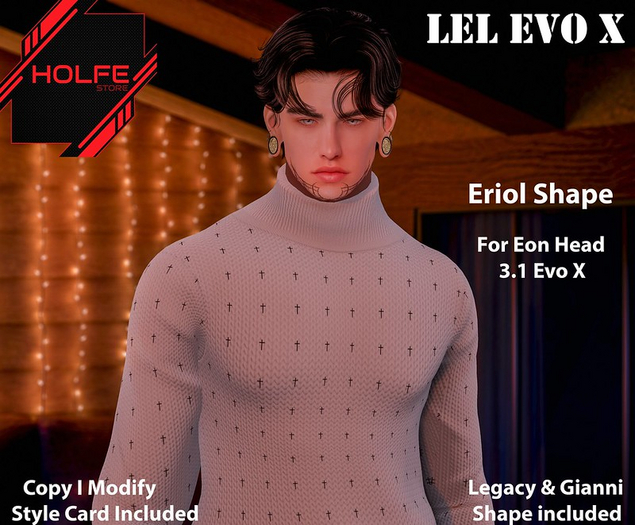 Second Life Marketplace - Holfe Store - Eriol Shape( For Eon Head 3.1 ...