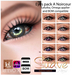 Second Life Marketplace - *{Suave}* Eyes Noirceur pack A 10 colors BOX