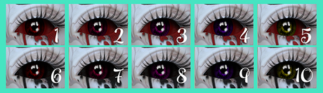 Second Life Marketplace - *{Suave}* Eyes Bloody+tears tattoo 5 colors 2 ...