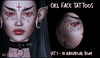 Second Life Marketplace - -bus- Ciel Face Tattoo SET 1 {LeL BoM}