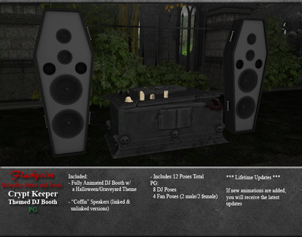 Second Life Marketplace - Flashpoint DJ Booth - Crypt Keeper (PG)