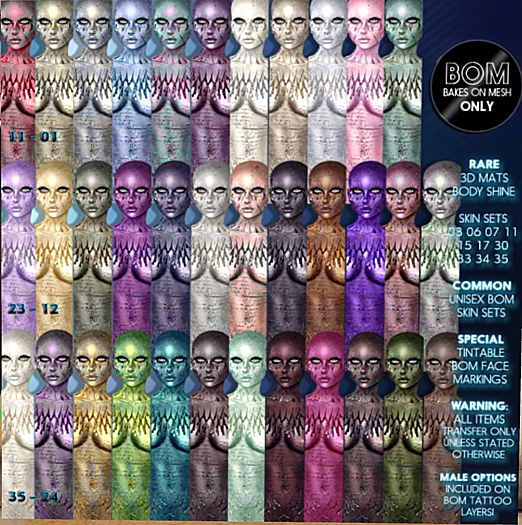 Second Life Marketplace - SG Vaudou Skin Set - 06 - RARE