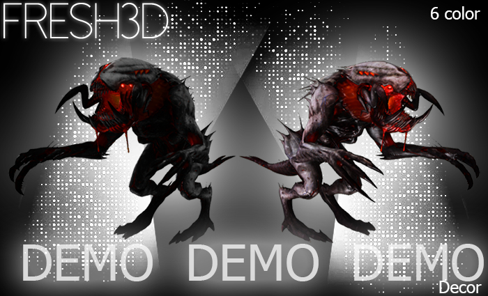 Second Life Marketplace - FRESH3D Drolling Alien DEMO