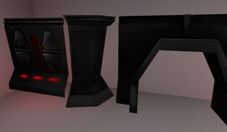 Second Life Marketplace - ~TFM~ [DarkSteel Sci-fi Modular Wall System]