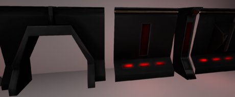 Second Life Marketplace - ~TFM~ [DarkSteel Sci-fi Modular Wall System]