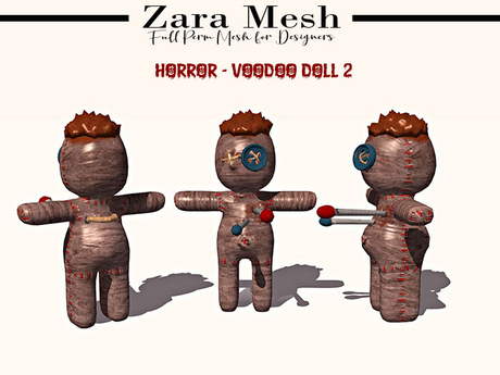 Second Life Marketplace - ZM - Horror - Voodoo Doll 2 - FULL PERM MESH