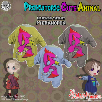 Second Life Marketplace - -RabbitHouse-P C ANIMAL(B Ptera set)
