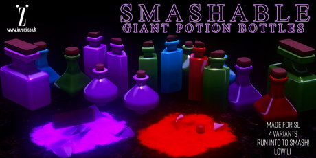 Second Life Marketplace - [inZoxi] - Giant Smashing Vials